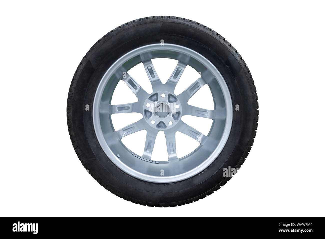 Car Tire isolated on white Stock Photo - Alamy