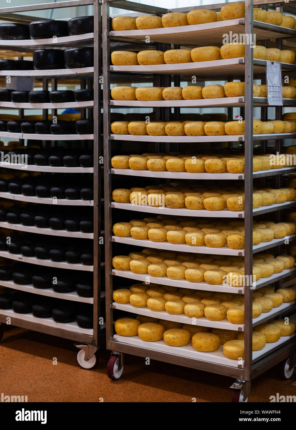 Cheese aging room hi-res stock photography and images - Alamy