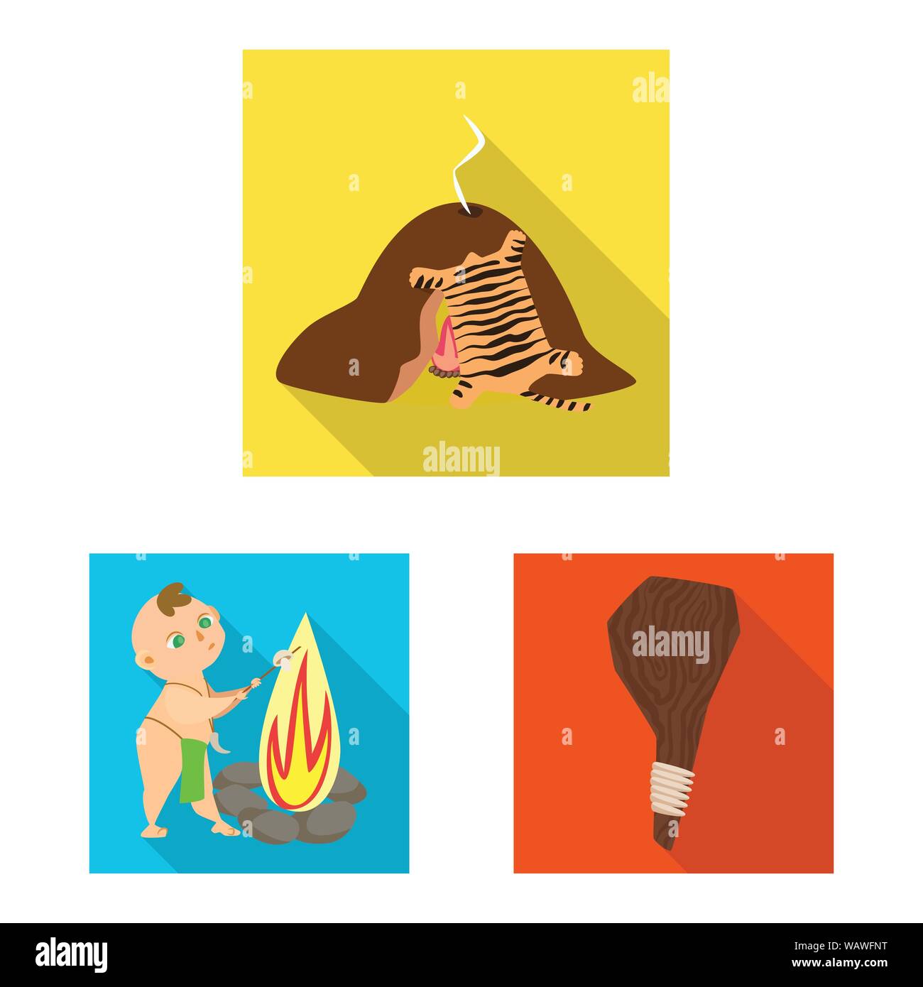 Vector design of evolution and prehistory sign. Collection of evolution ...