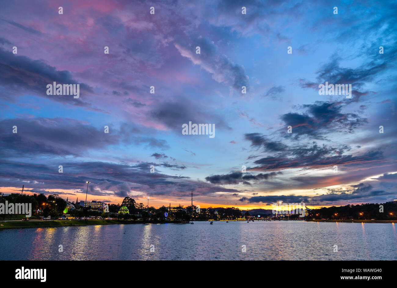 Dalat xuan huong lake vietnam hi-res stock photography and images - Alamy