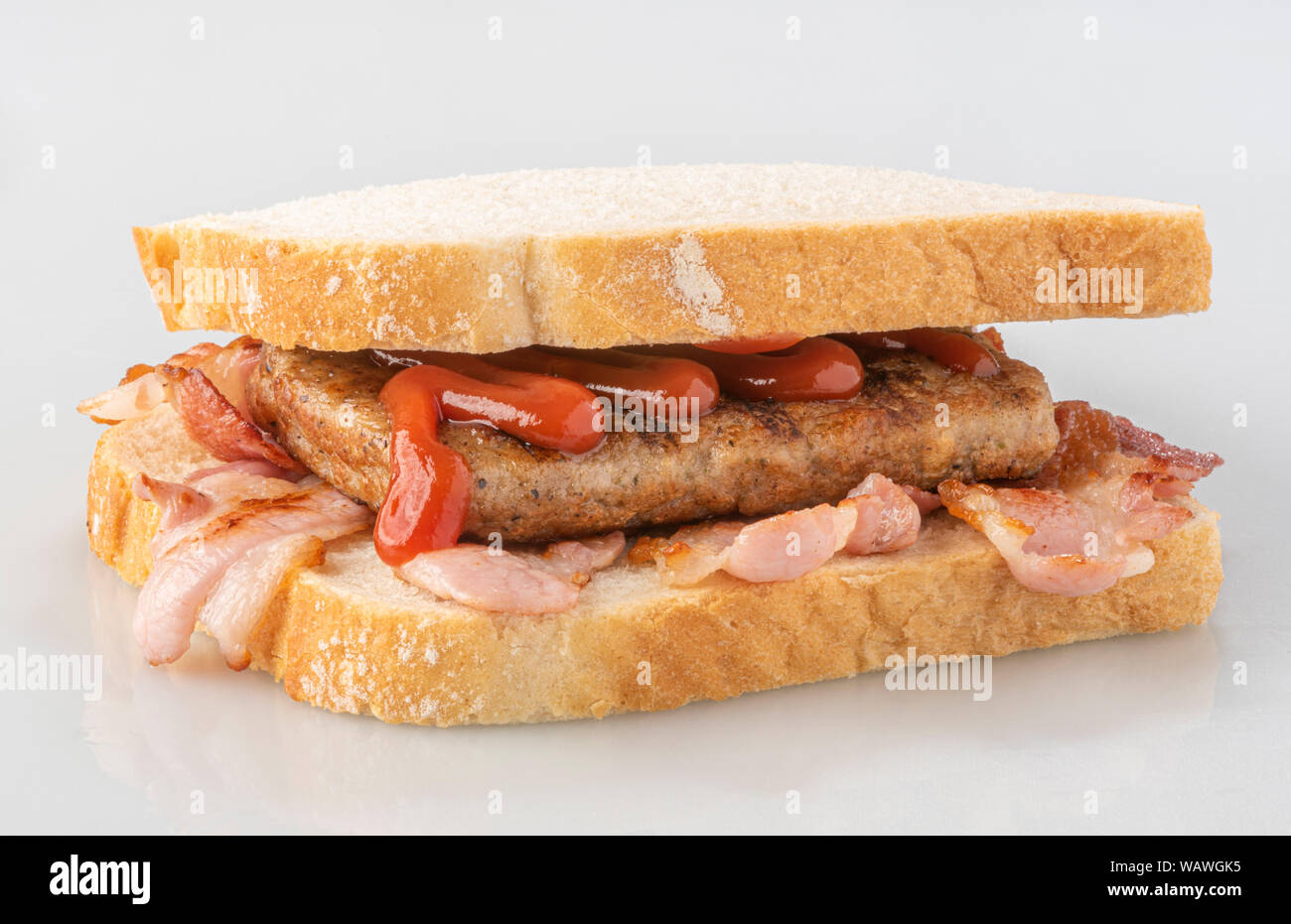 Lorne sausage, also known as square sausage, sliced sausage or square ...