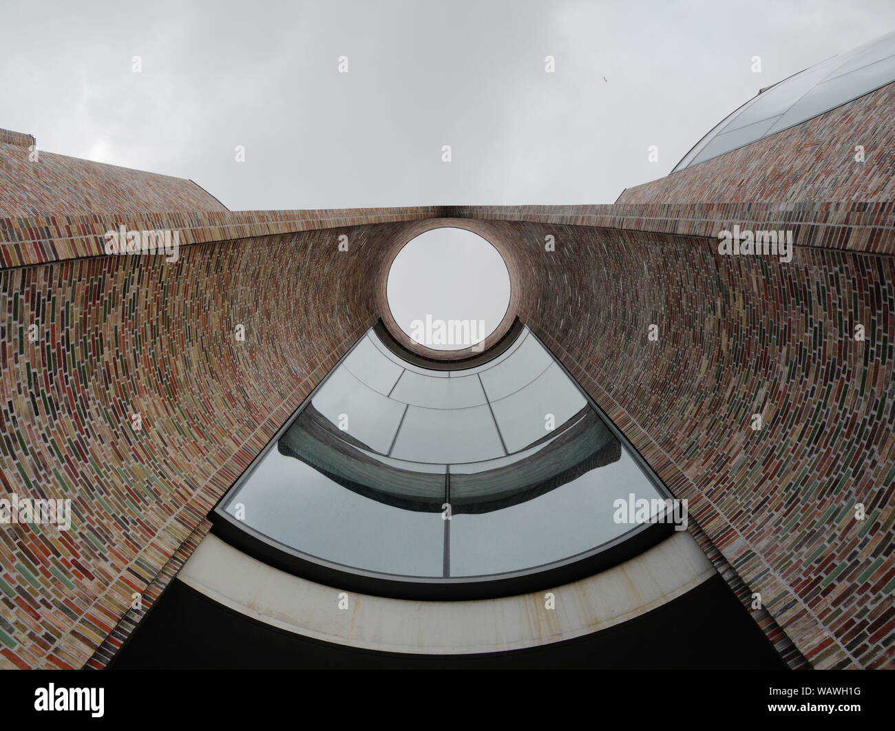 Fjordenhus (by Olafur Eliasson) in Vejle Harbour, Denmark Stock Photo ...