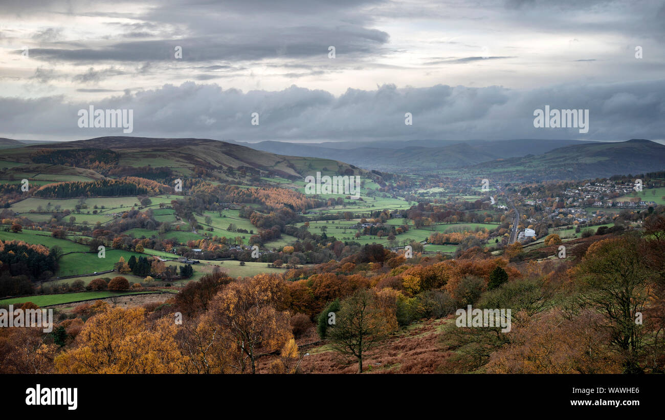 Beautiful Autumn Fall landscape scene from Surprise View in Peak ...