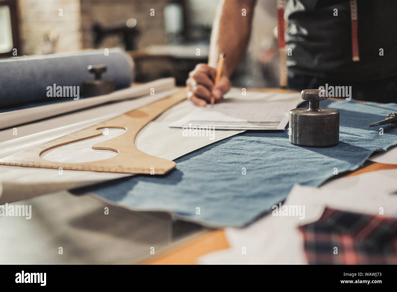 Fashion designer denim sketch hi-res stock photography and images - Alamy