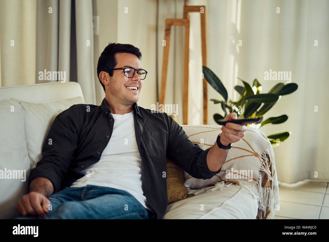 Carefree man hi-res stock photography and images - Alamy