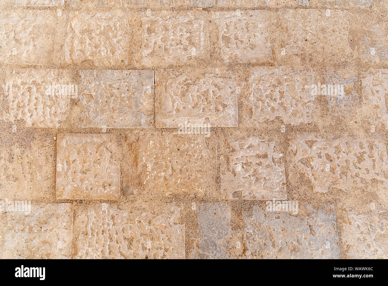 Concrete block wall seamless background and texture Stock Photo - Alamy