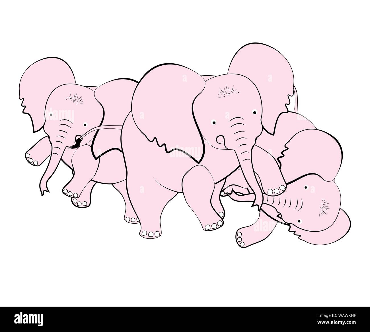 Baby happy playing in Cut Out Stock Images & Pictures - Alamy