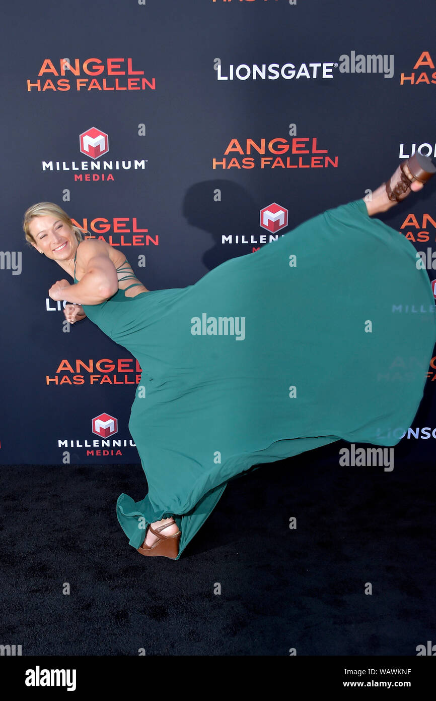 Jessie Graff attending the 'Angel Has Fallen' world premiere at Regency ...