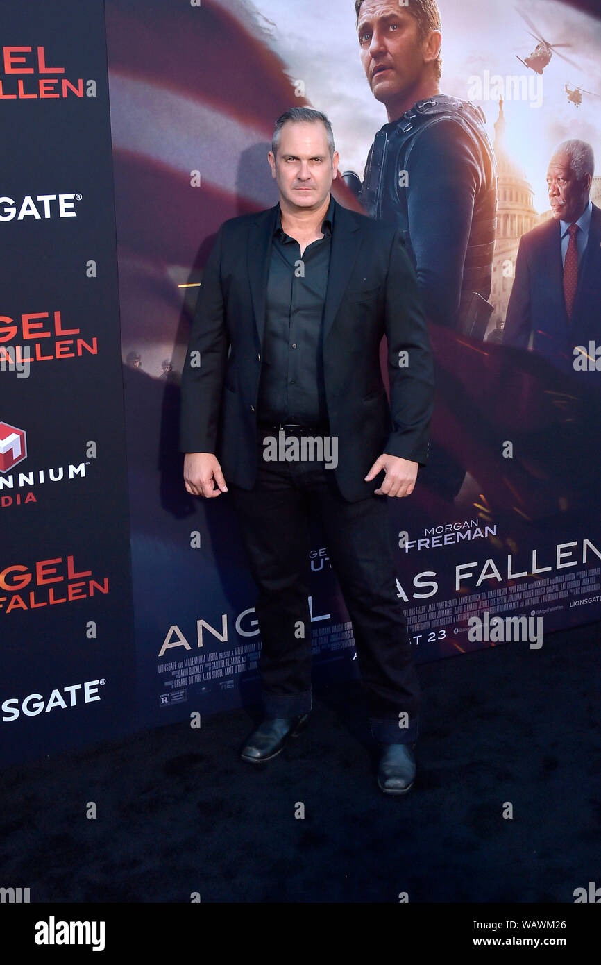 Aaron Cohen attending the 'Angel Has Fallen' world premiere at Regency ...