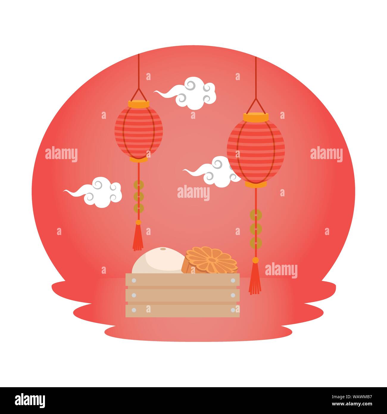 Chinese decorative box Stock Vector Images - Alamy