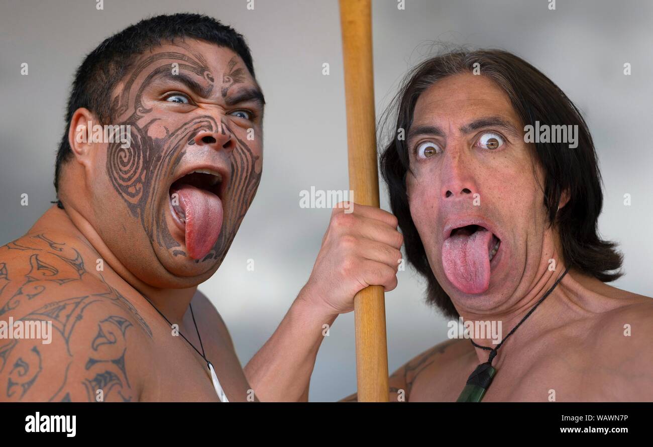 Haka dance hi-res stock photography and images - Alamy