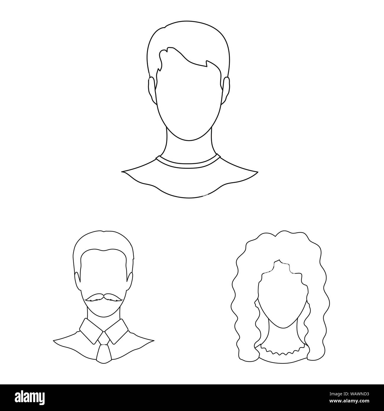 Vector design of professional and photo sign. Set of professional and ...