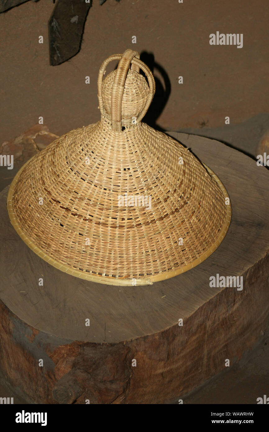 Traditional hat, Basotho Cultural Village, Free State, South Africa ...