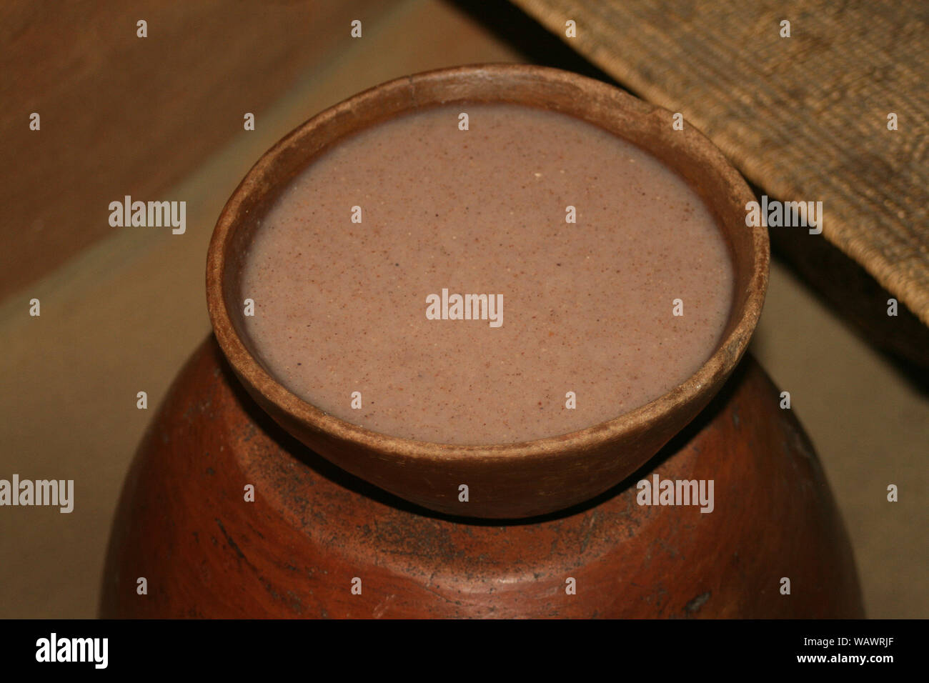 Traditional sorghum porridge, Basotho Cultural Village, Free State ...