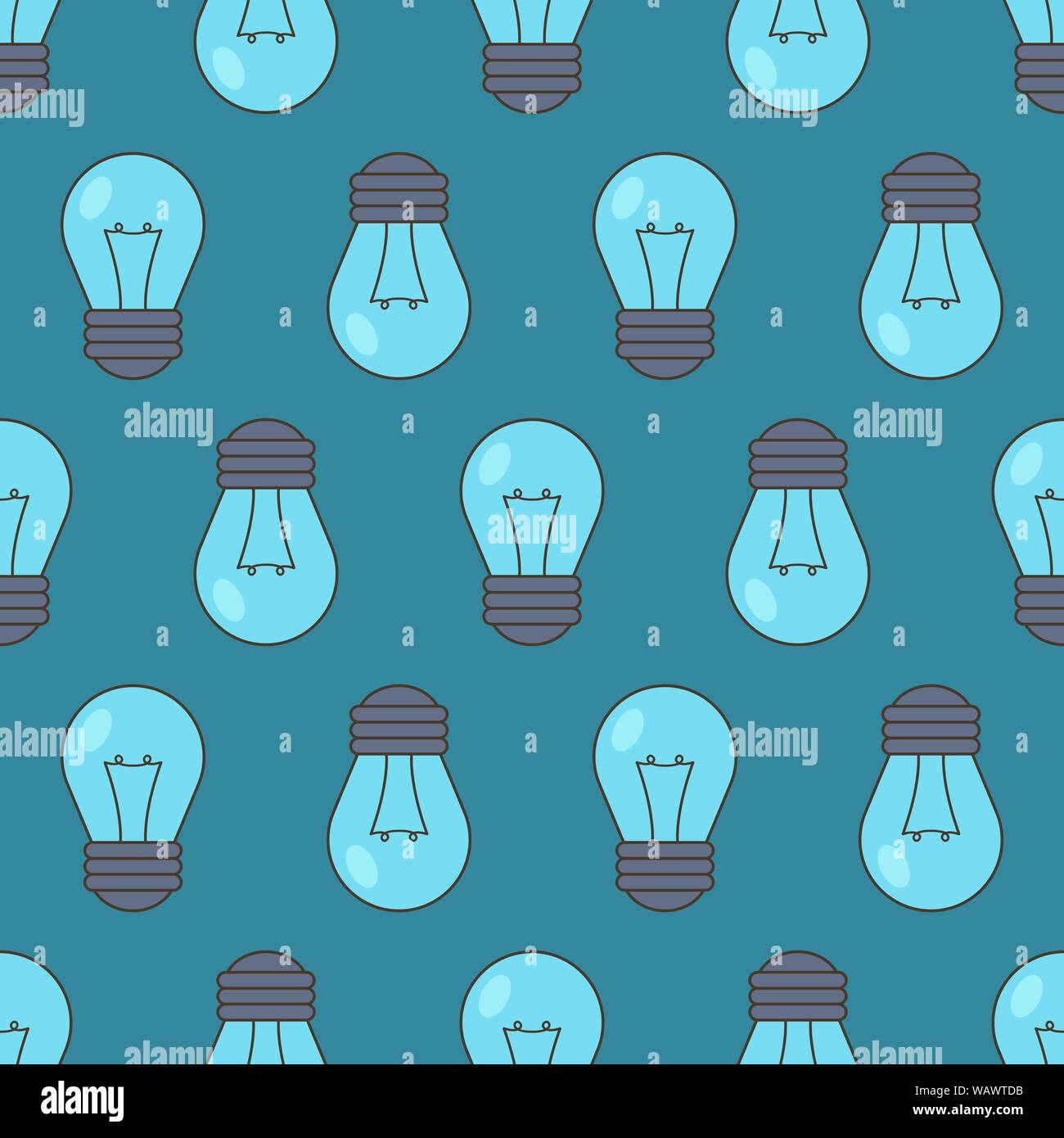 Seamless light bulb pattern hi-res stock photography and images - Alamy