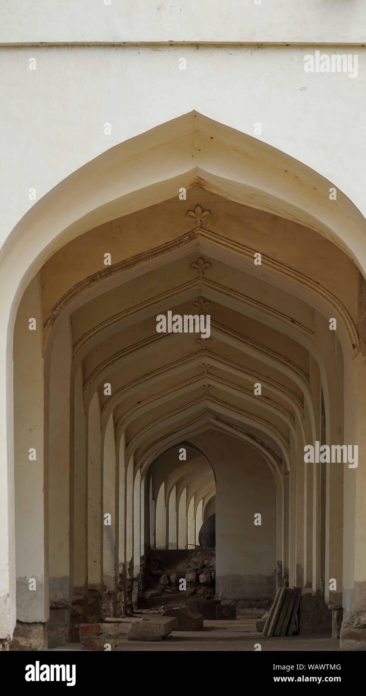 Qutub shahi tombs in Hyderabad. Arch of historic building qutub shahi ...