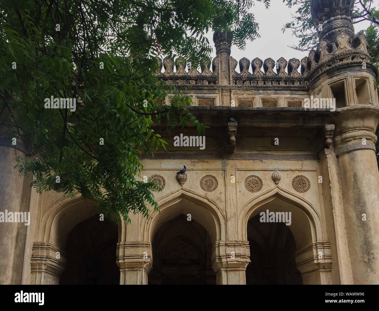 Close up of the Charminar in Hyderabad,Telangana. Detailed architecture ...