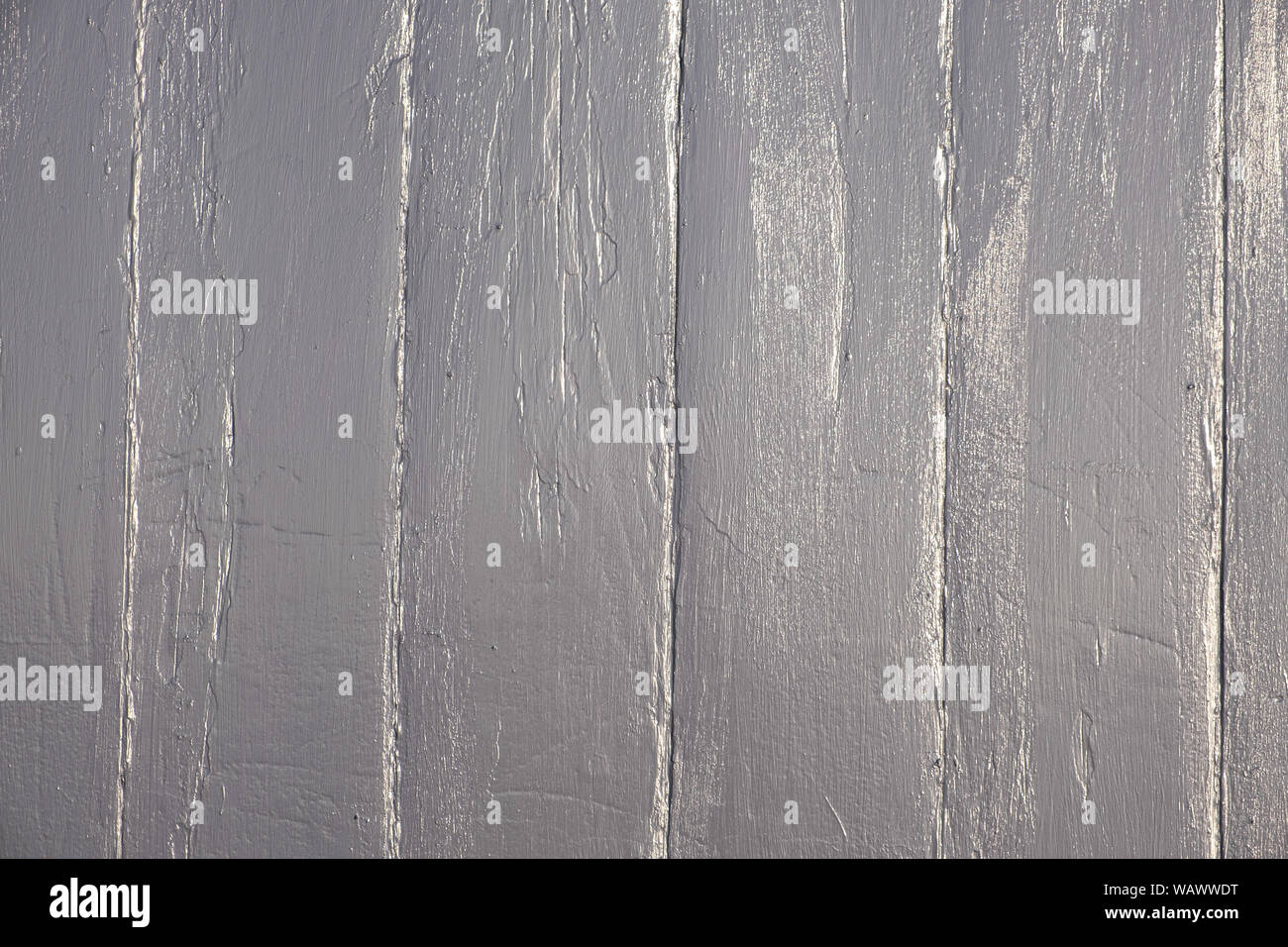 Silver painted wooden planks background texture Stock Photo - Alamy