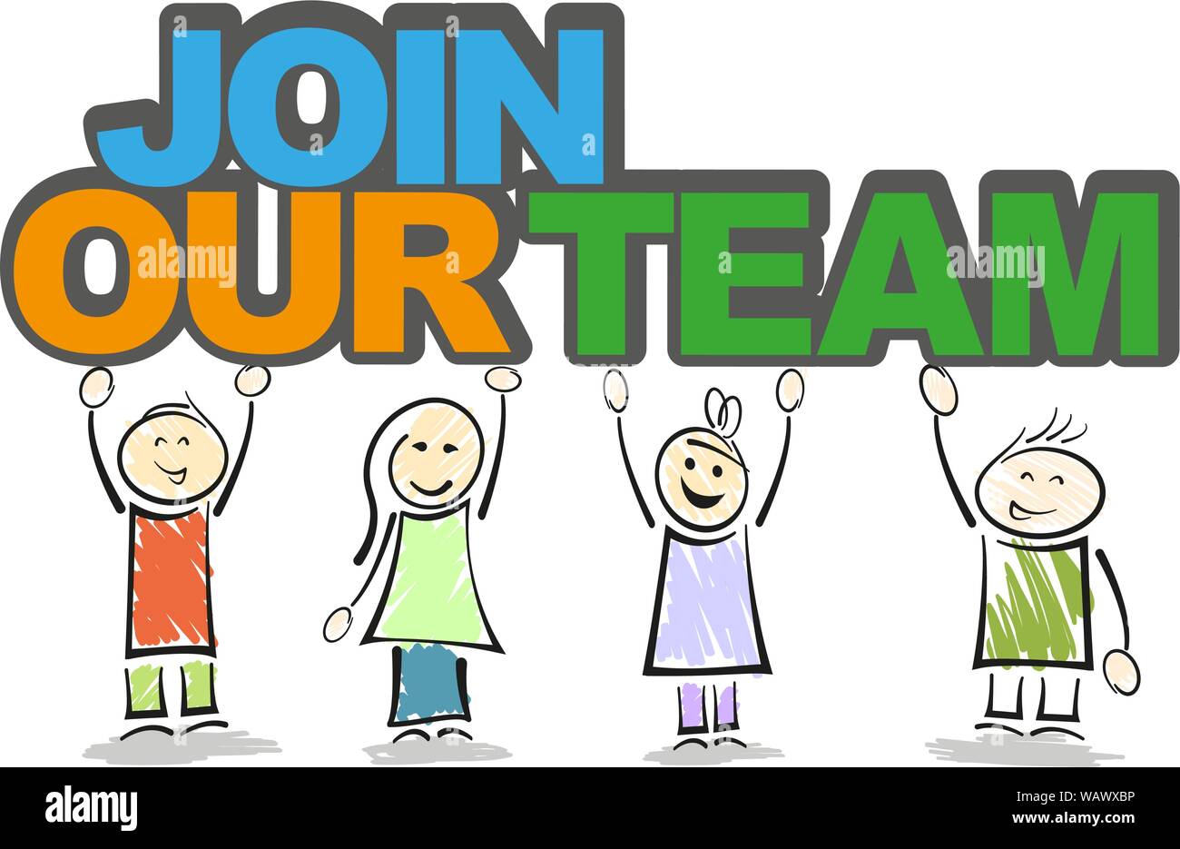 Happy smiling design team Stock Vector Images - Alamy