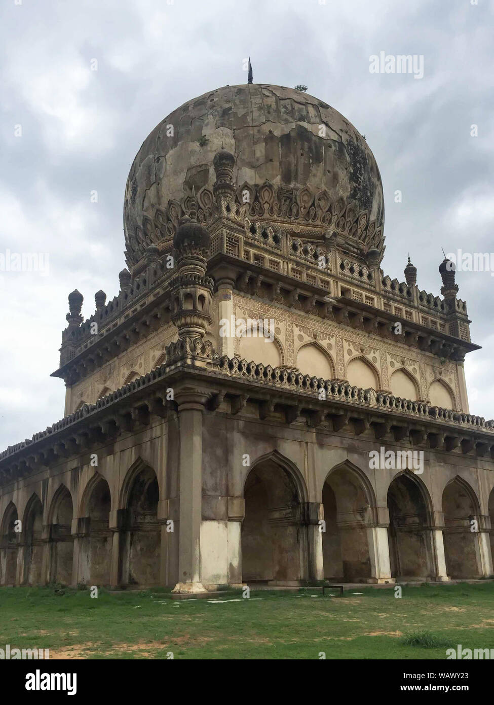 Qutub Shahi Tombs In Hyderabad. The ancient tomb of Qutb Shahi where ...