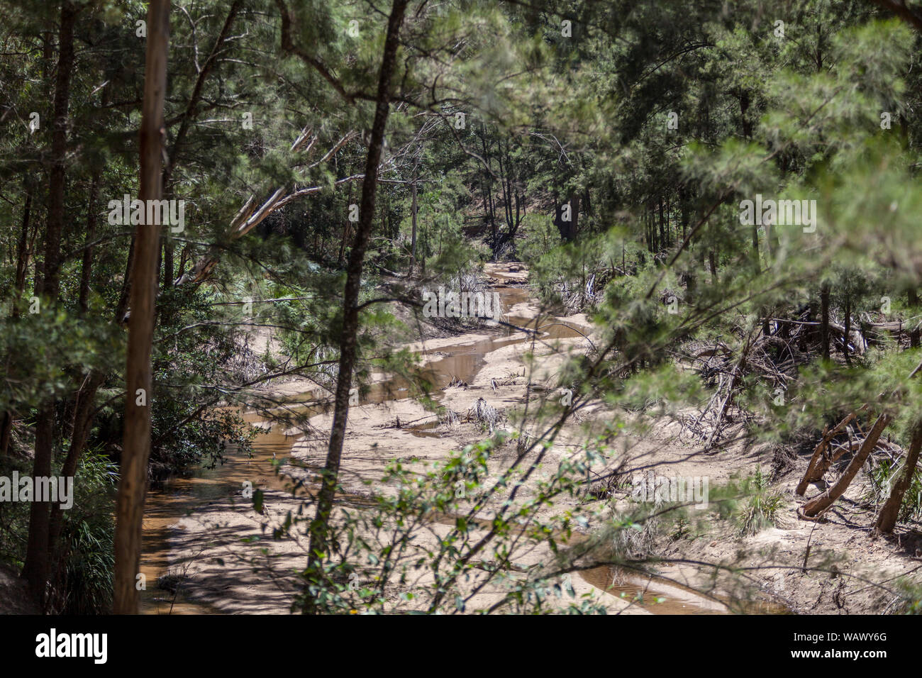 Capertee River and the Capertee River Trail, Capertee Valley, NSW ...