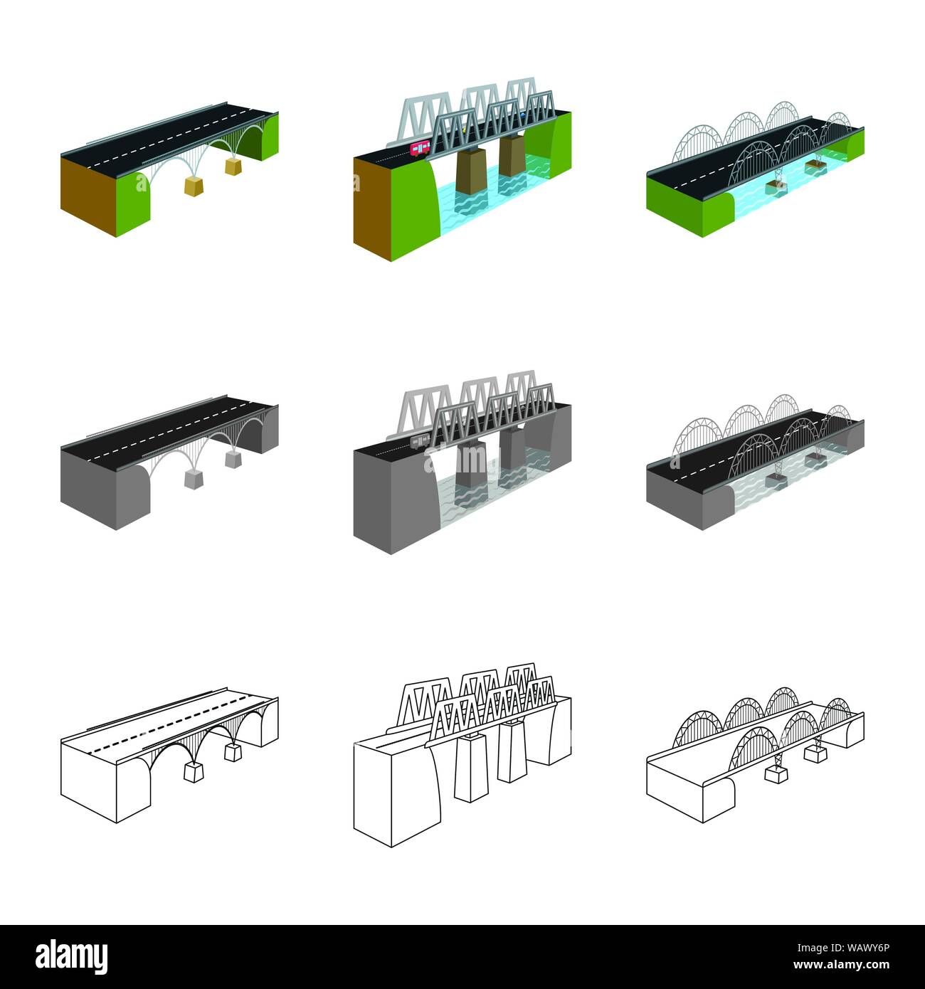 Vector Design Of Connection And Design Logo Collection Of Connection And Side Stock Vector
