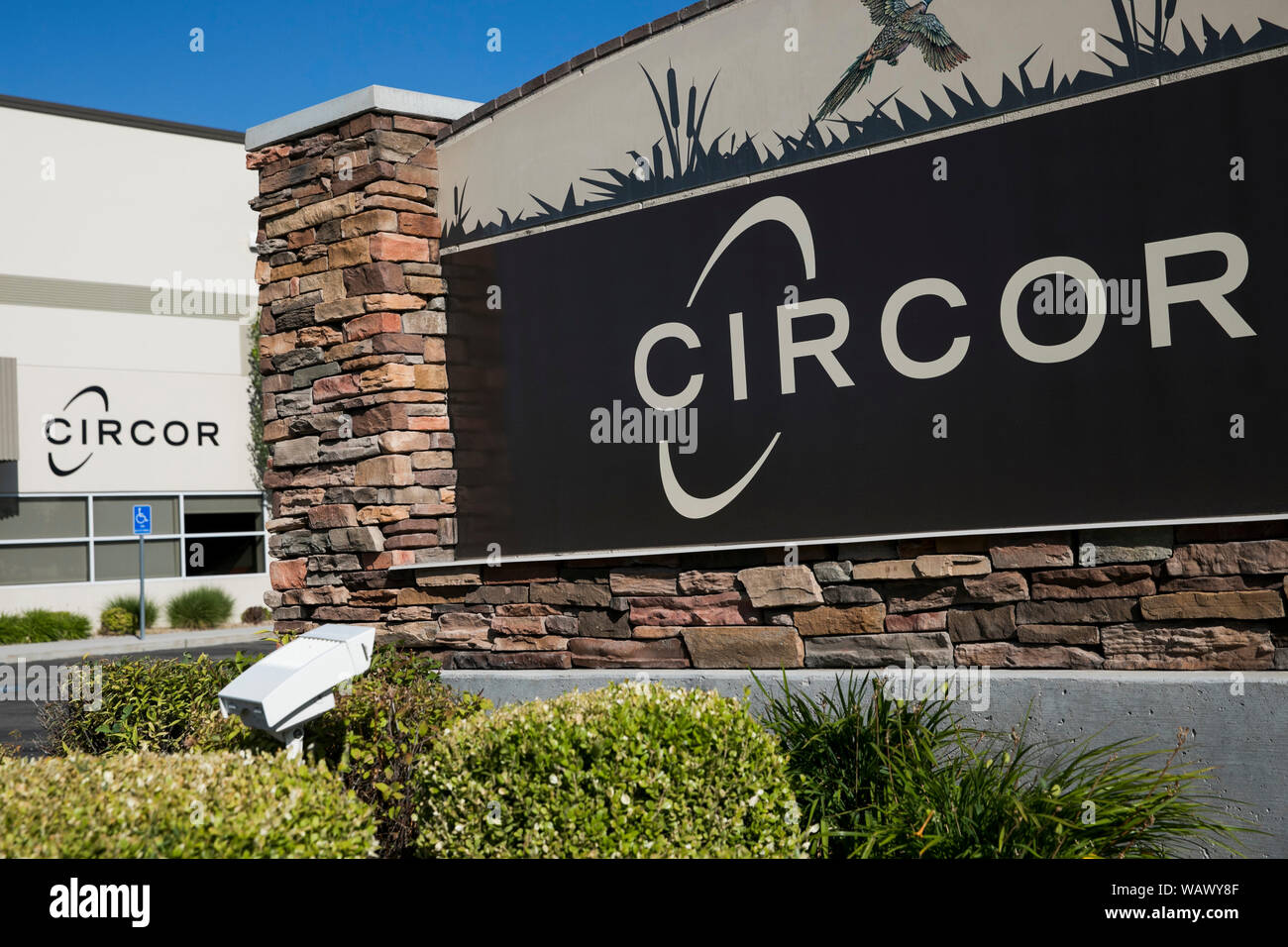 A logo sign outside of a facility occupied by Circor in South Jordan ...