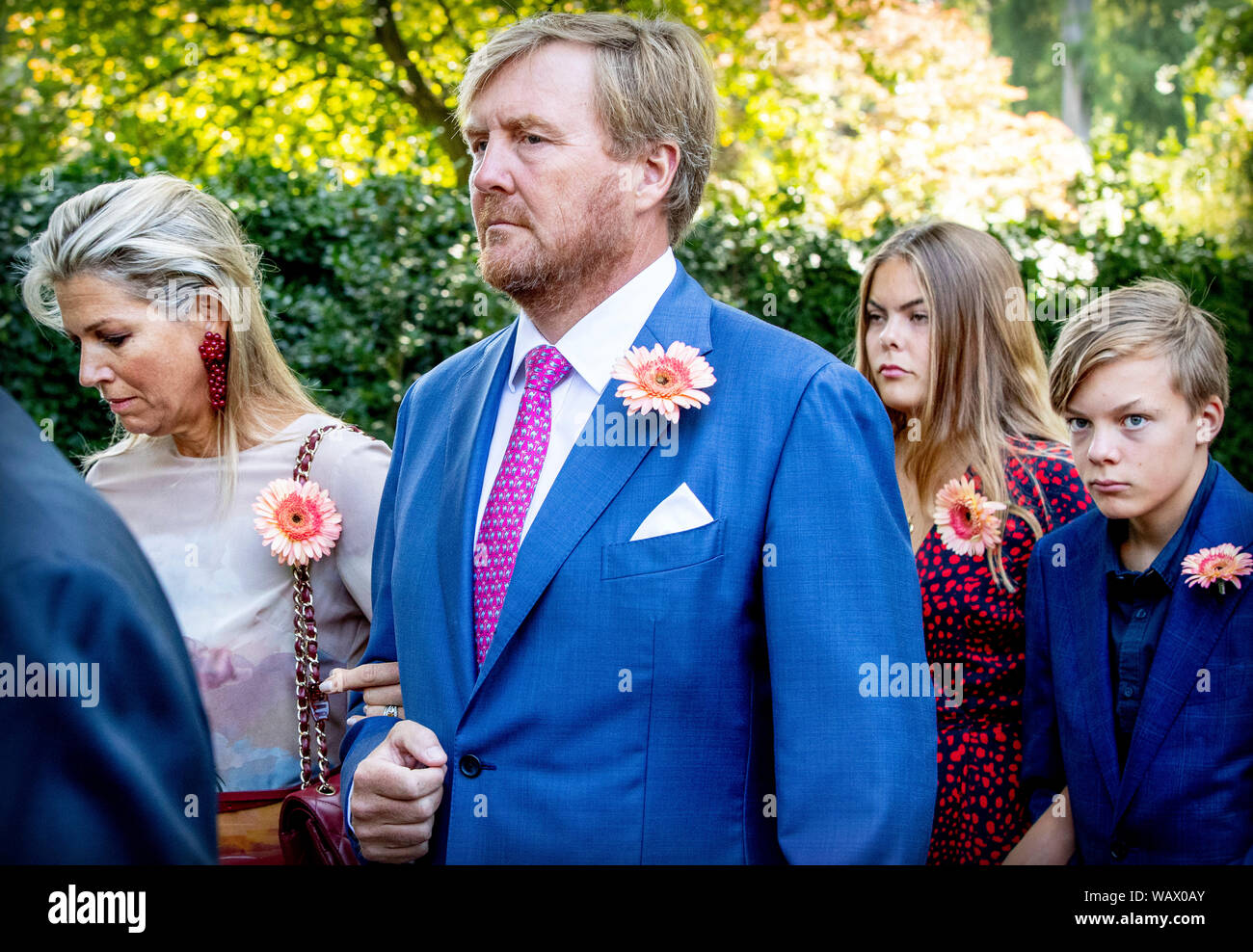The Hague, The Netherlands. 22nd Aug, 2019. Dutch Royal family attend ...