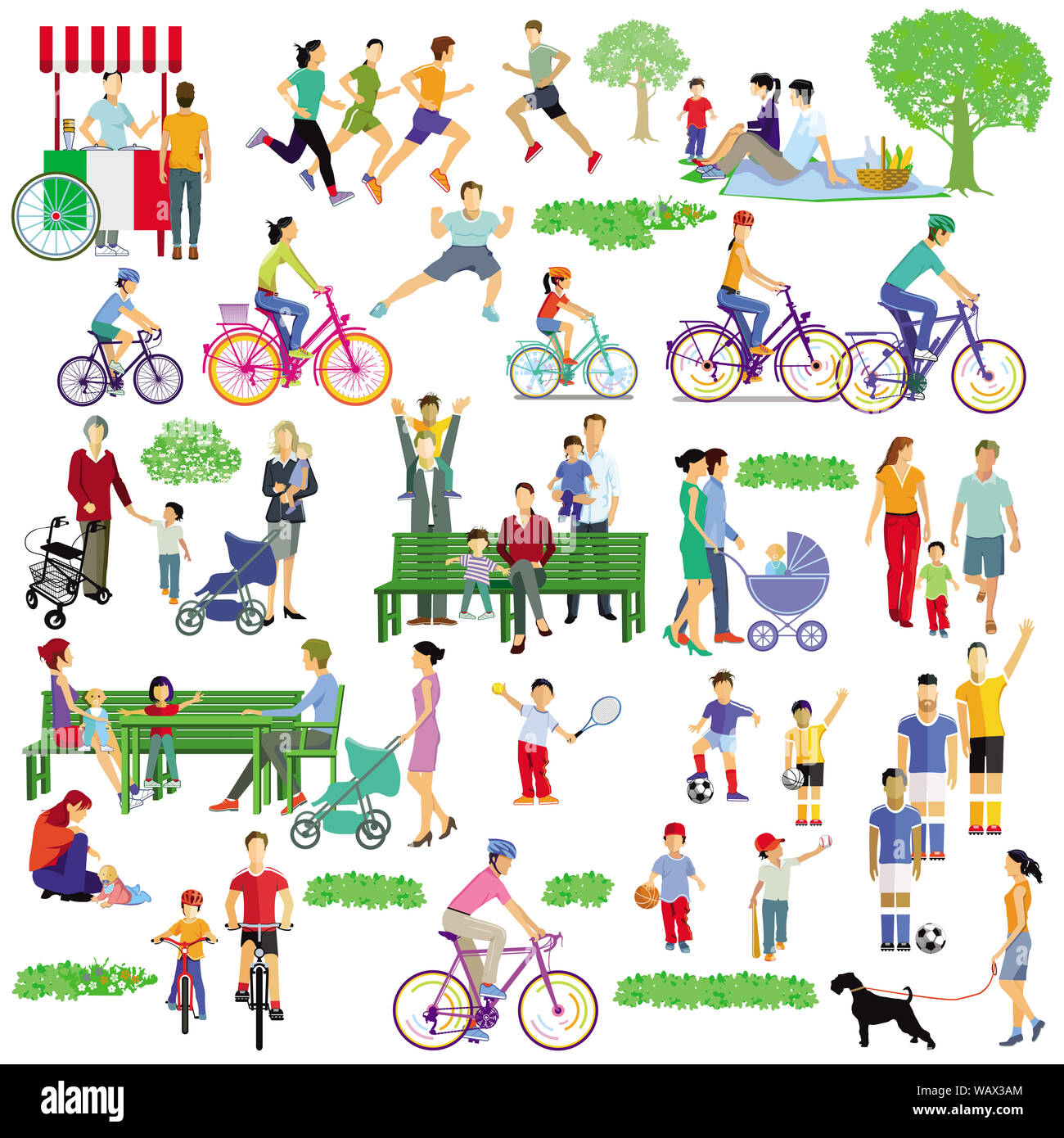 Football park Cut Out Stock Images & Pictures - Alamy