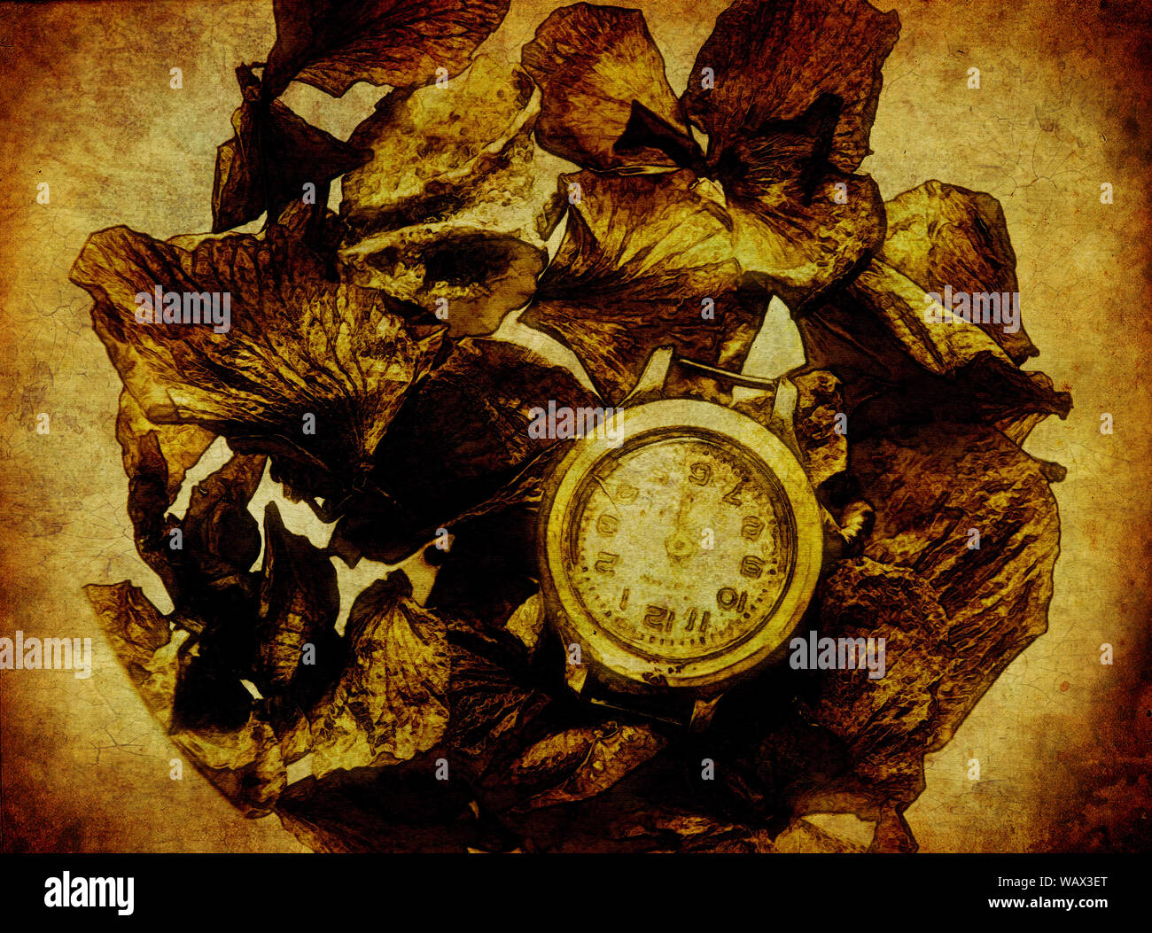 An old clock abstract background Stock Photo - Alamy