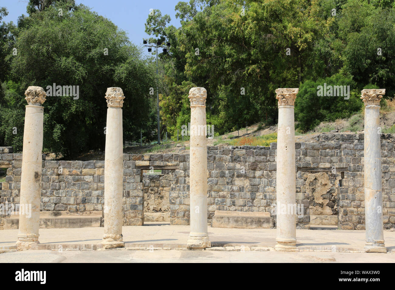 Roman Cardo in Beit She'an National Park. Golan. Israël Stock Photo - Alamy