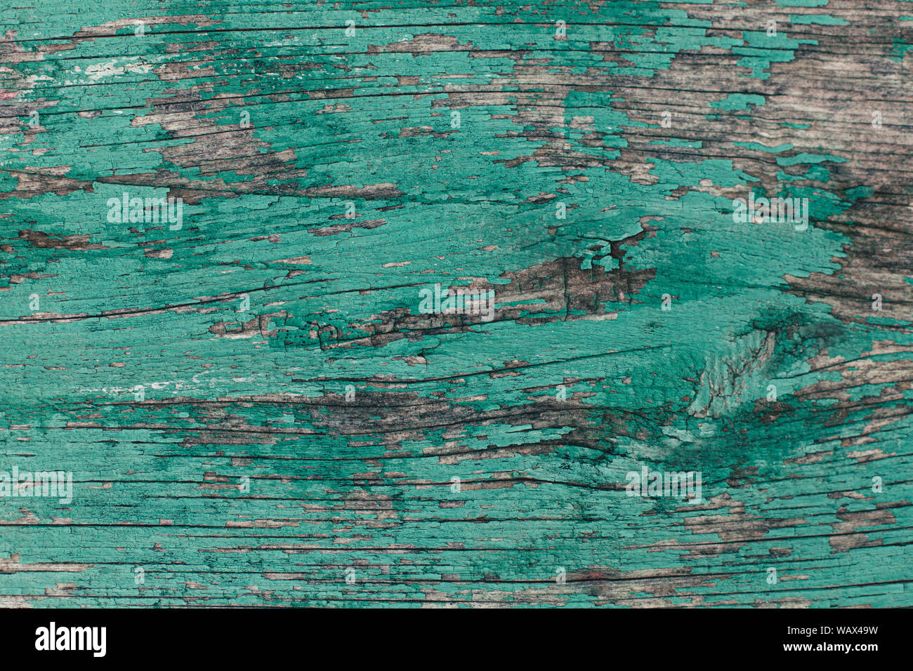 Turquoise Distressed Wood Background