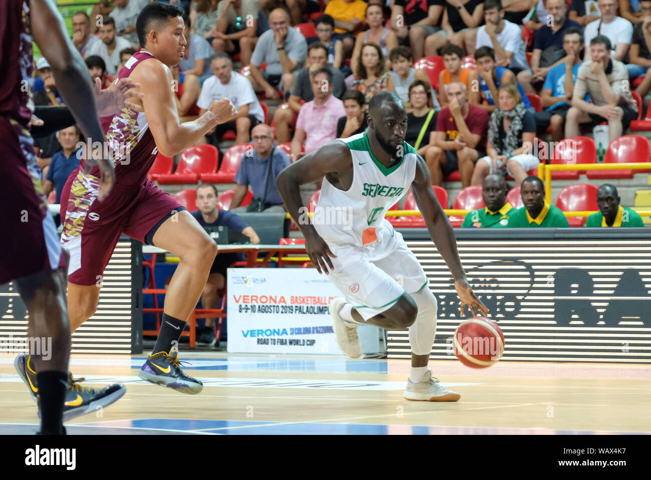 LAMINE MAMADOU SAMBE during Verona Basketball Cup - Senegal vs ...