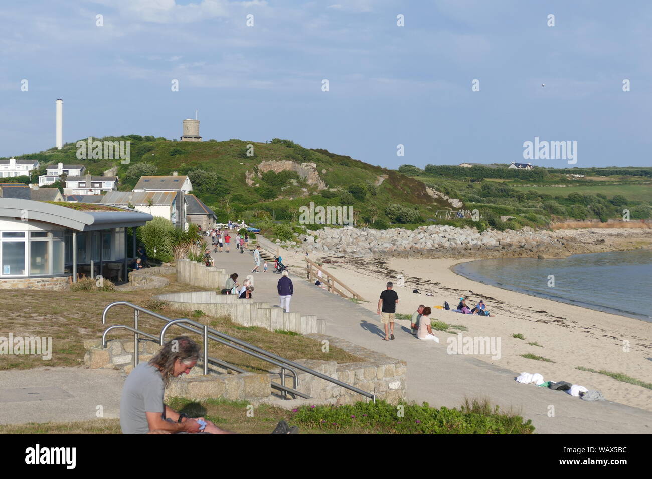Porthcressa Beach, St Mary's, Isles of Scilly, U.K Stock Photo - Alamy