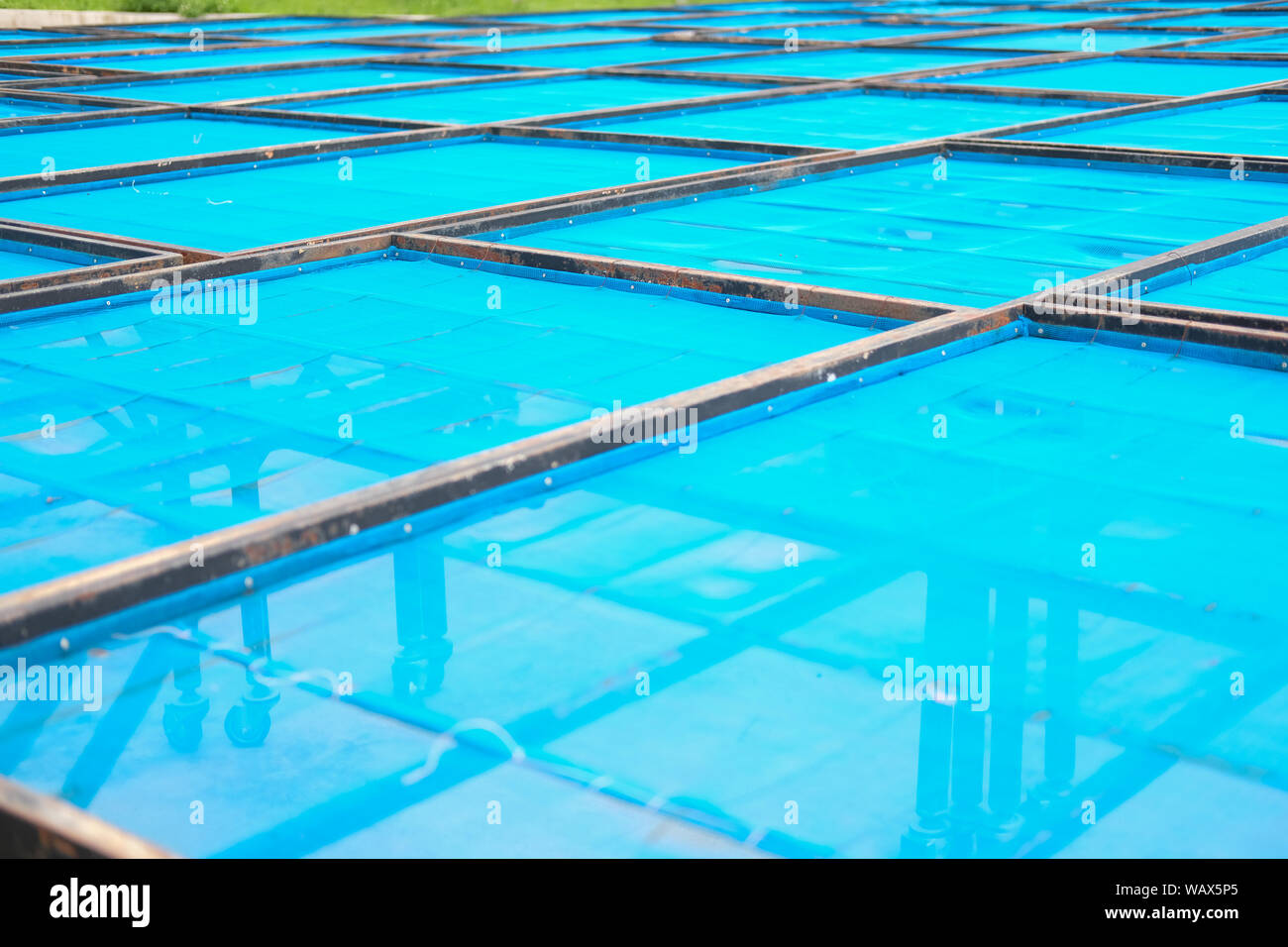 tray for drying food ingredient by sunlight. sun dryer is traditional ...