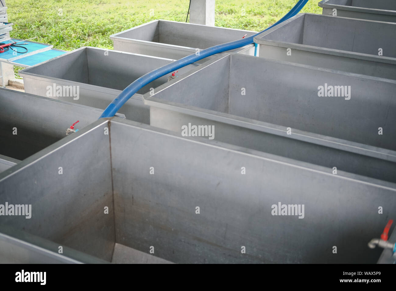 bucket for coffee washing in wet processing method in food factory ...