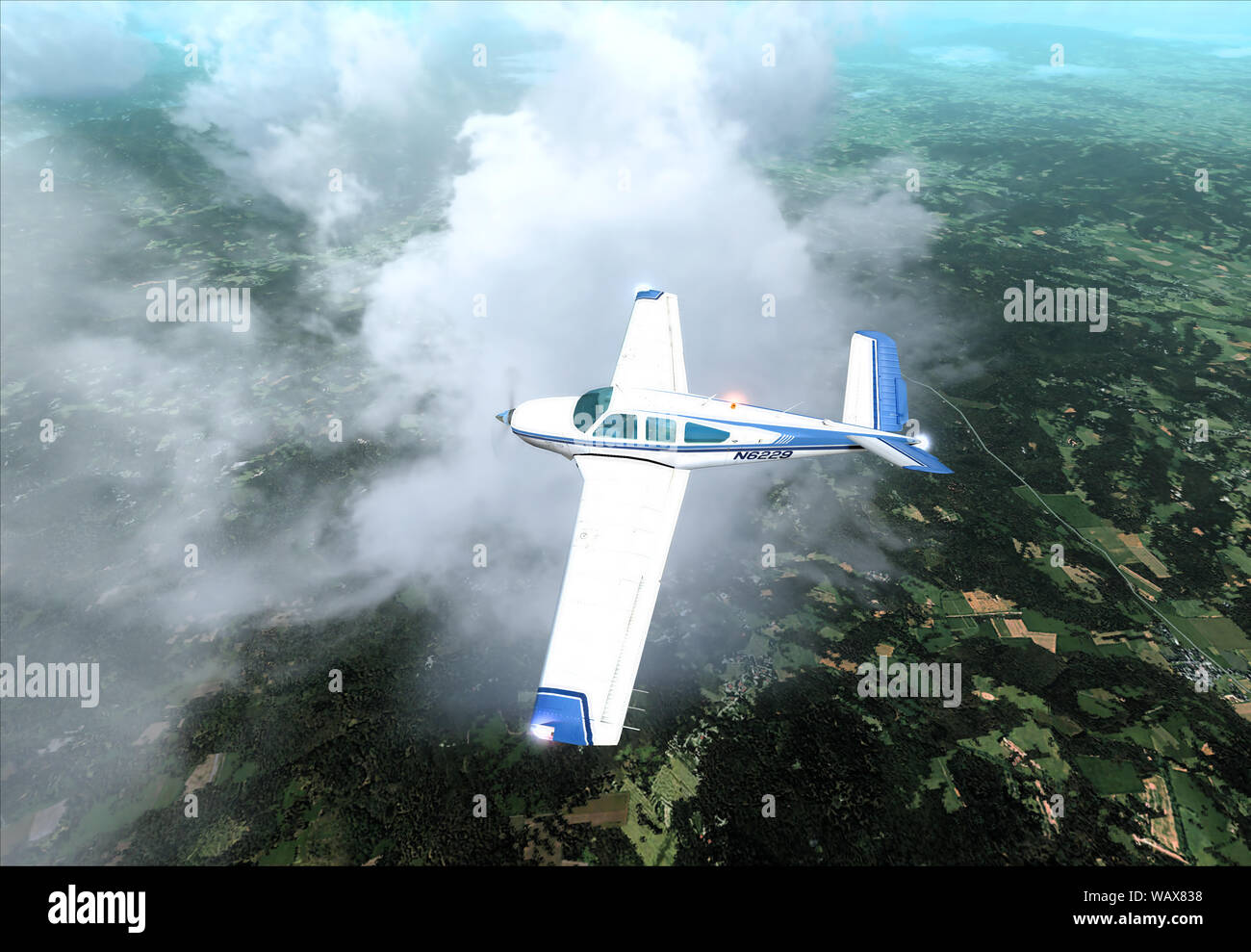 Beechcraft Bonanza V35B Stock Photo - Alamy