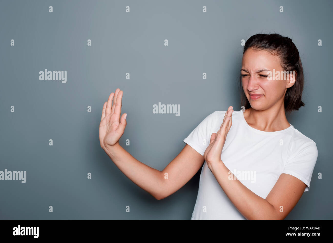 Disgusted female hi-res stock photography and images - Alamy