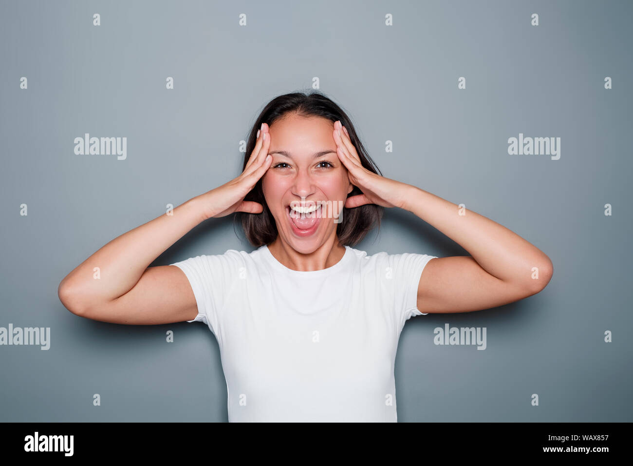 Crazy woman hi-res stock photography and images - Alamy