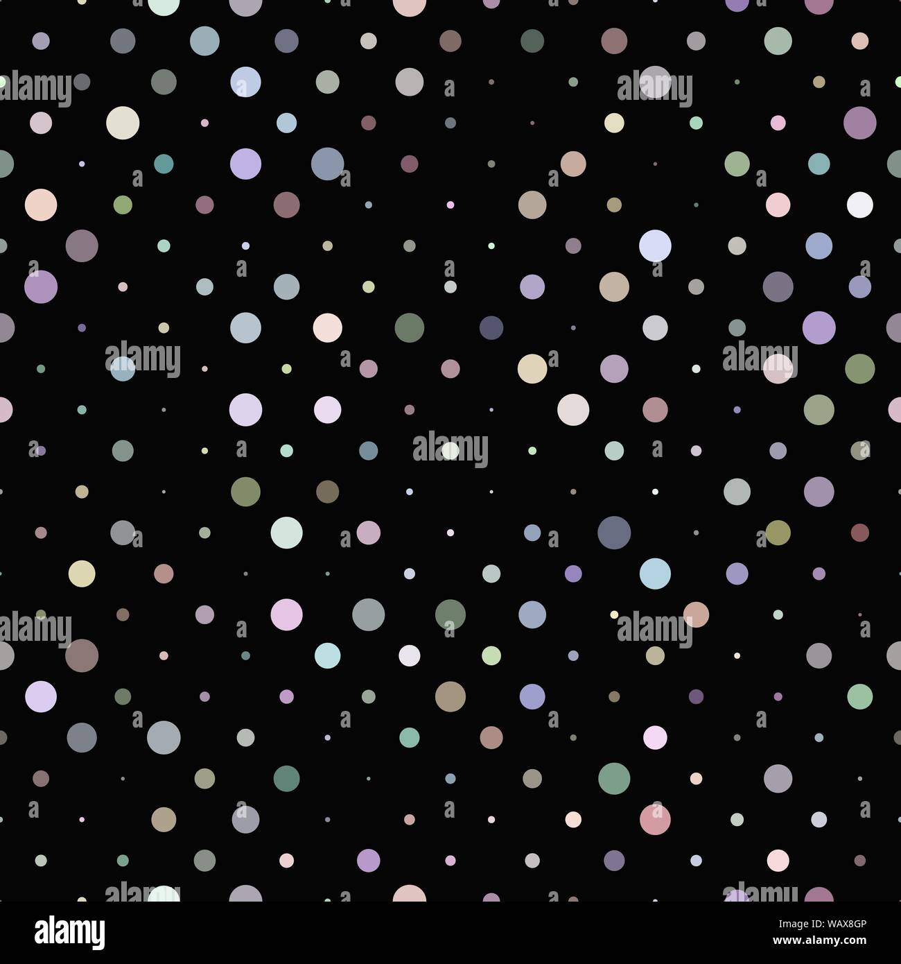 Colorful seamless dot pattern background - vector graphic design Stock ...