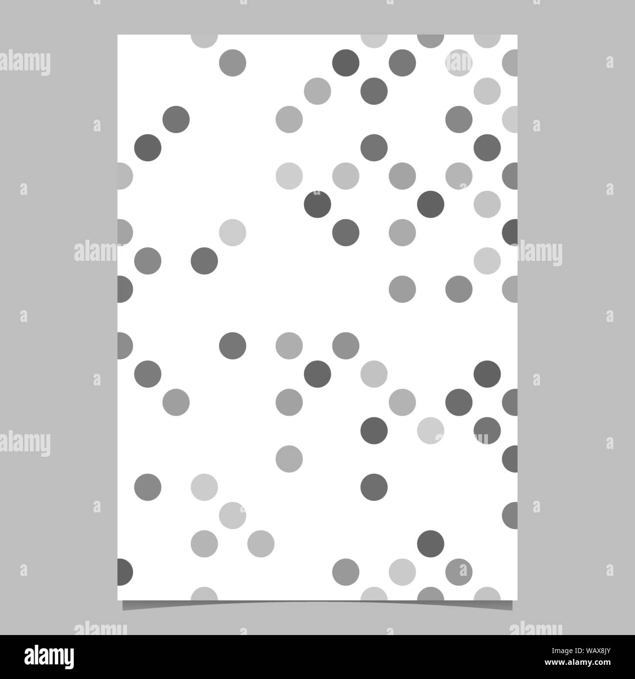 Geometrical dot pattern page template - vector design Stock Vector ...