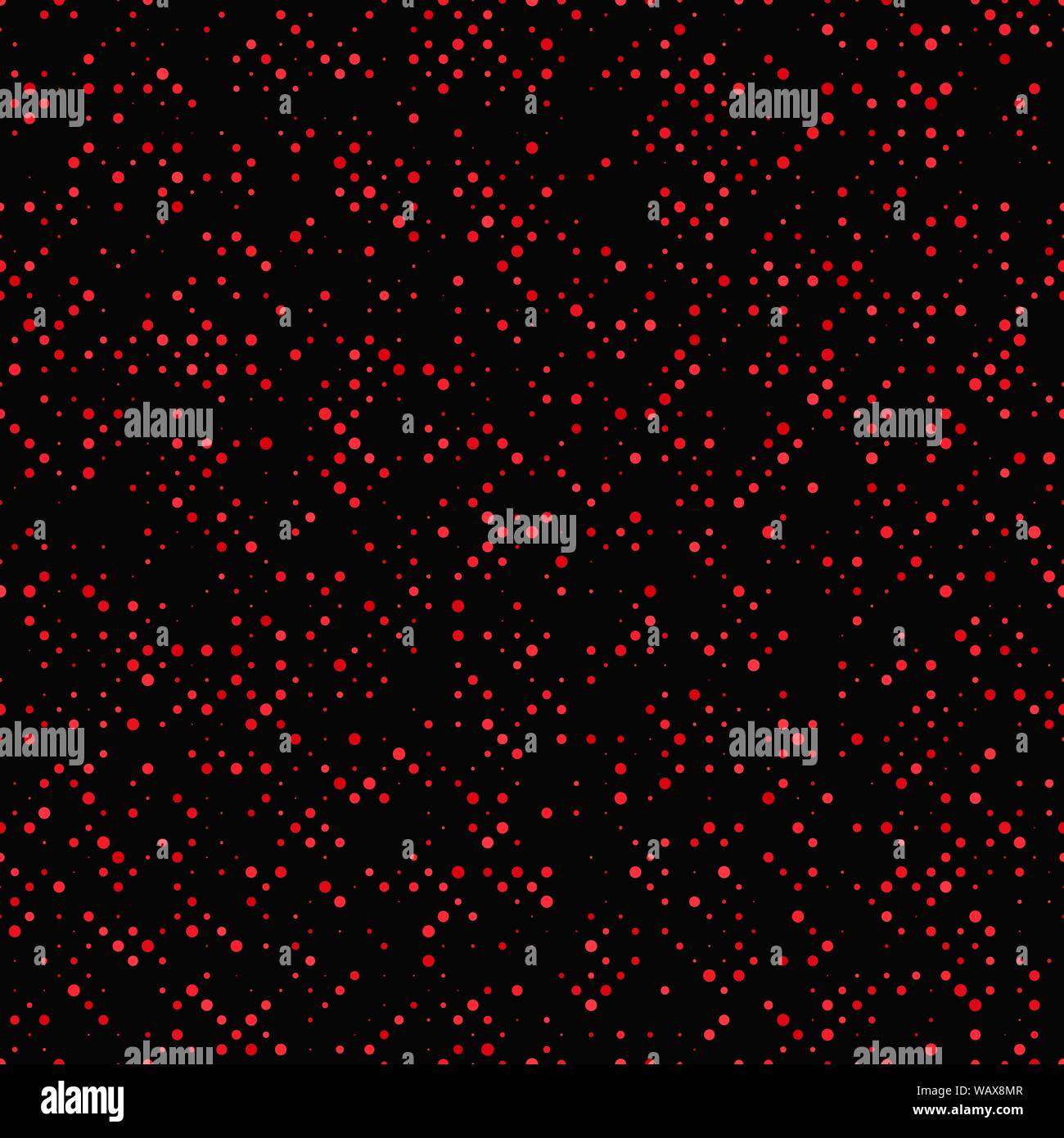 Geometrical circle pattern background - red repeatable illustration ...