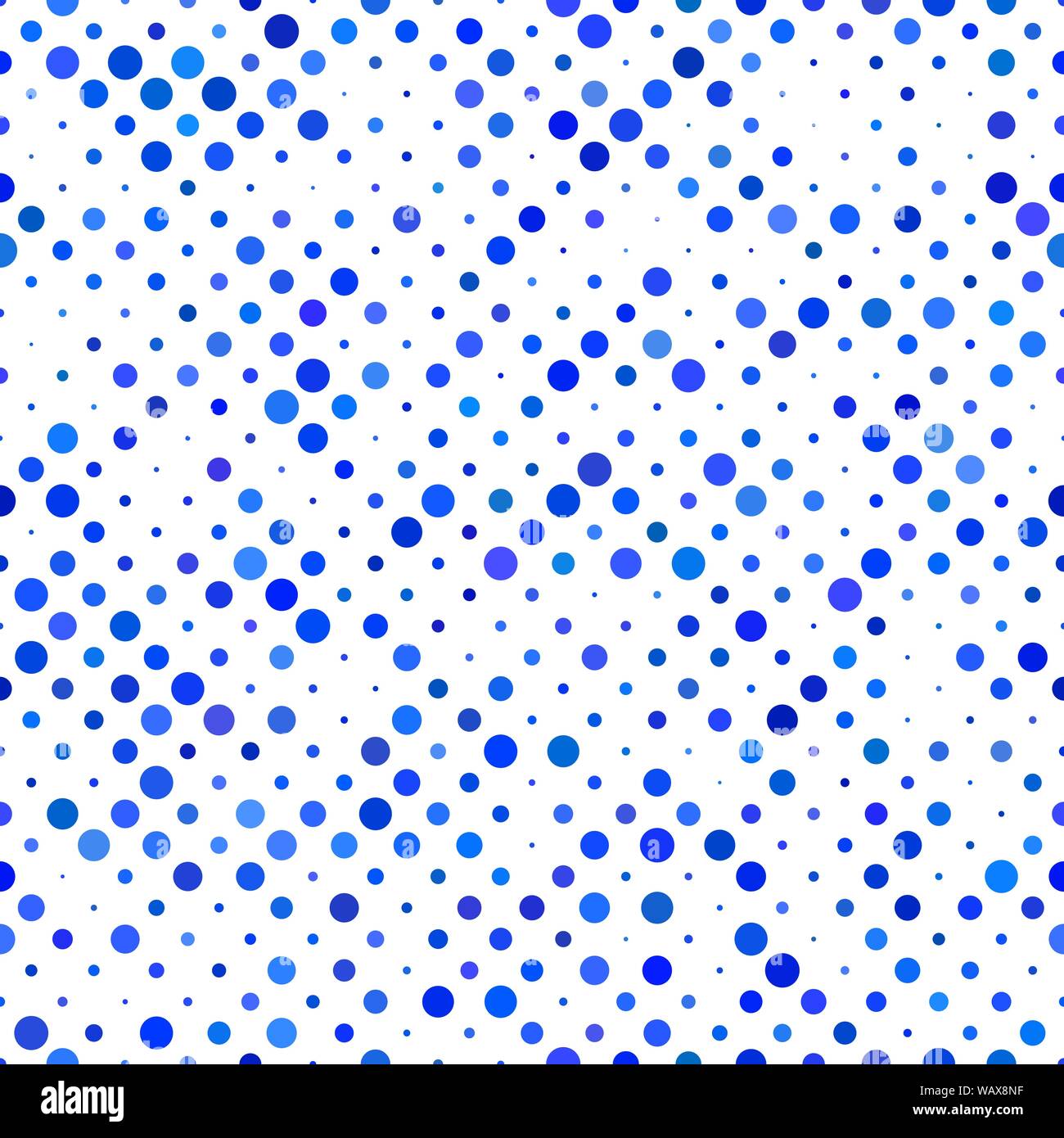 Blue seamless dot pattern background - abstract vector graphic design ...