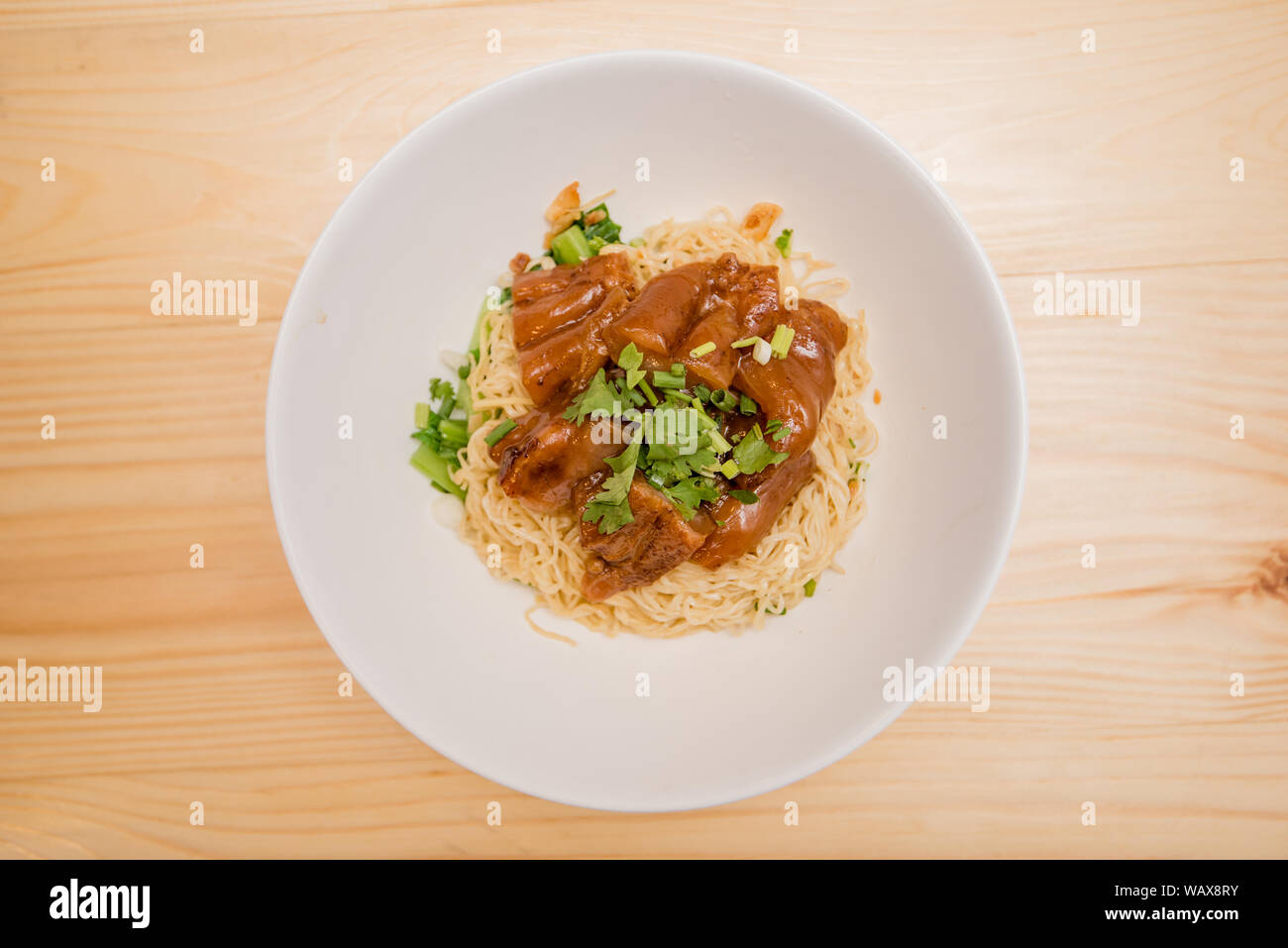 Meat noodle, Thai food, Chinese food Stock Photo - Alamy