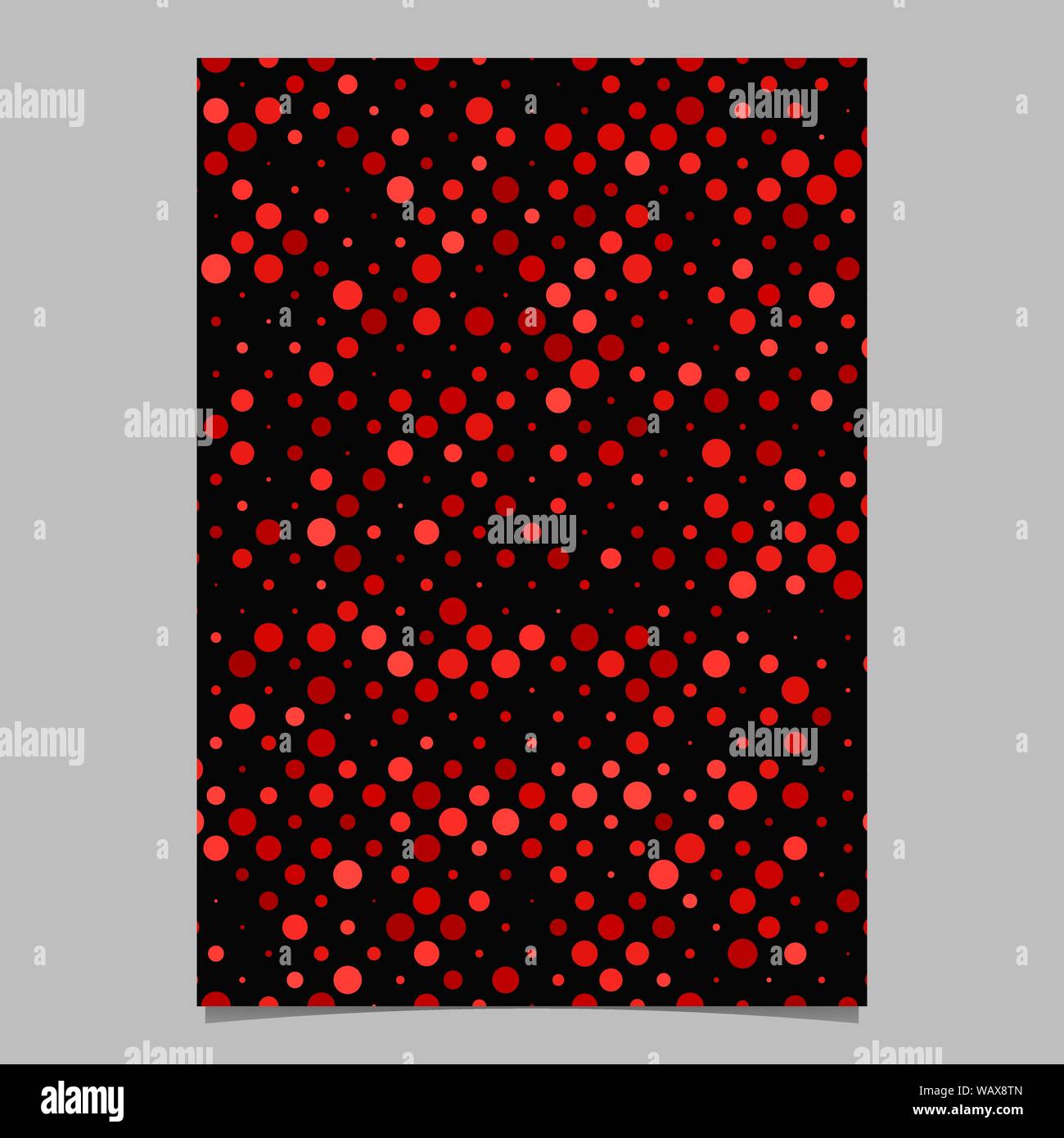 Geometrical circle pattern background poster template - vector graphic ...