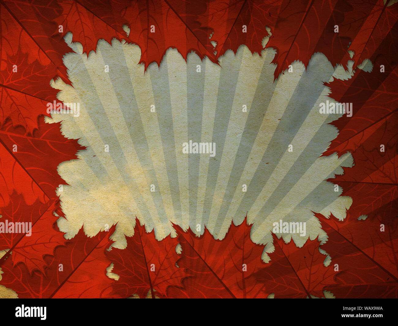 Illustration of abstract colorful leaves frame background Stock Photo ...