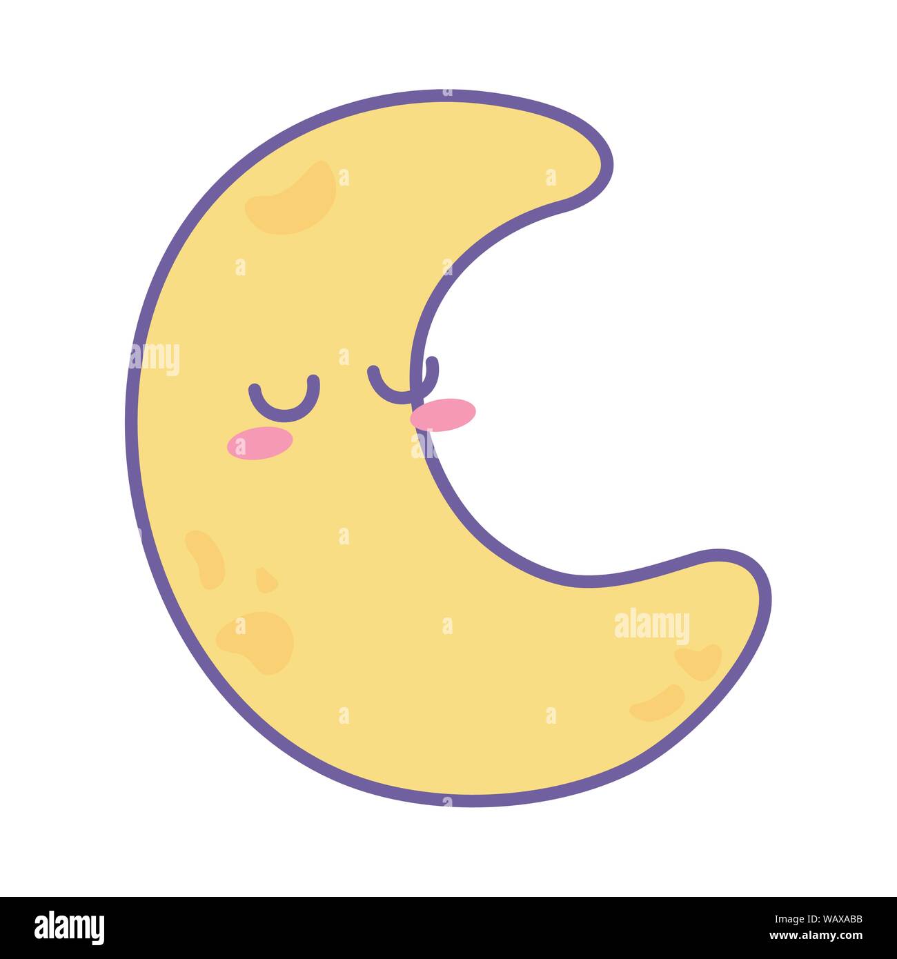 Cute moon design, Night bedtime sky space moonlight nature and space ...