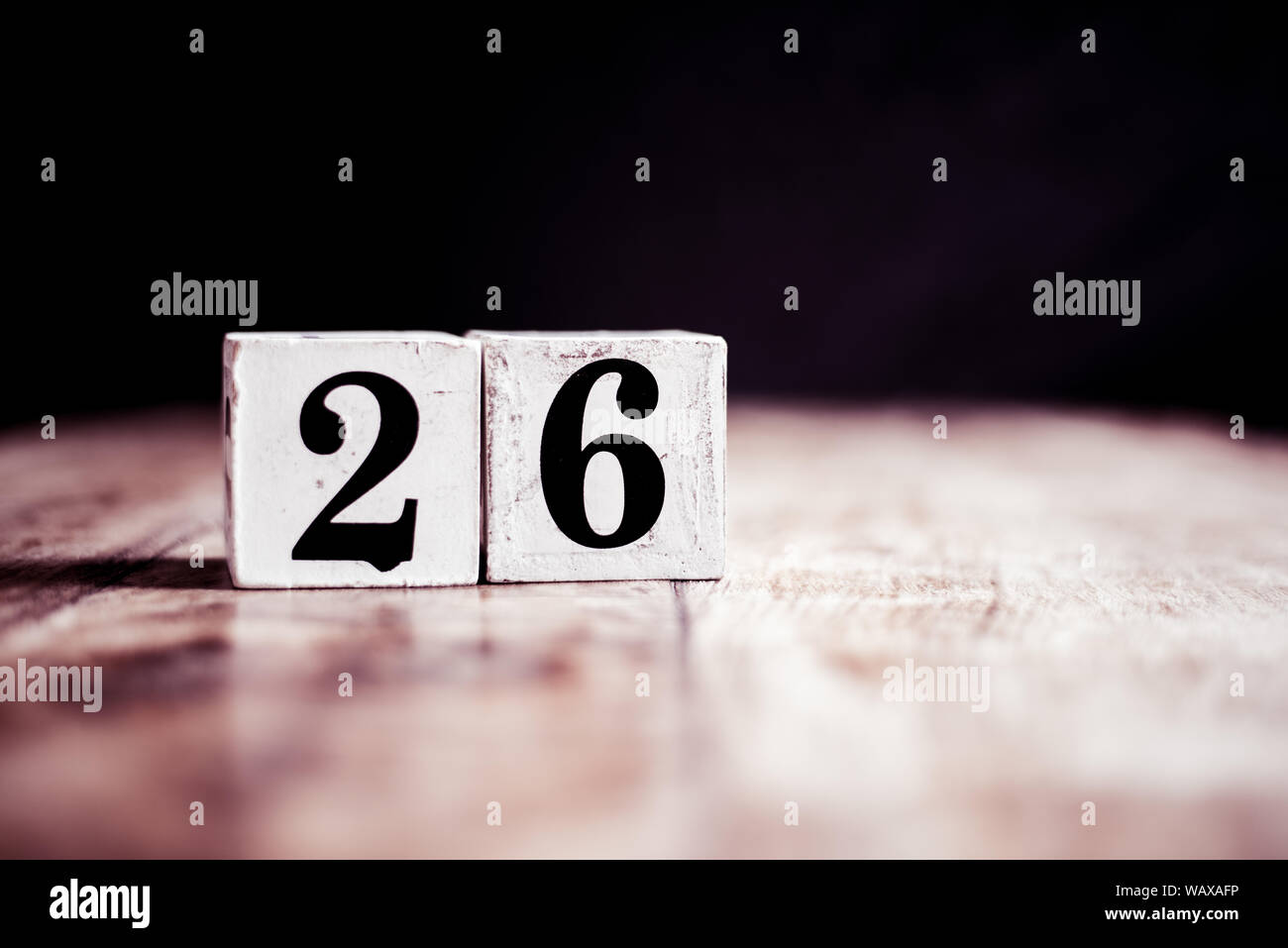 Twenty Six Number Block