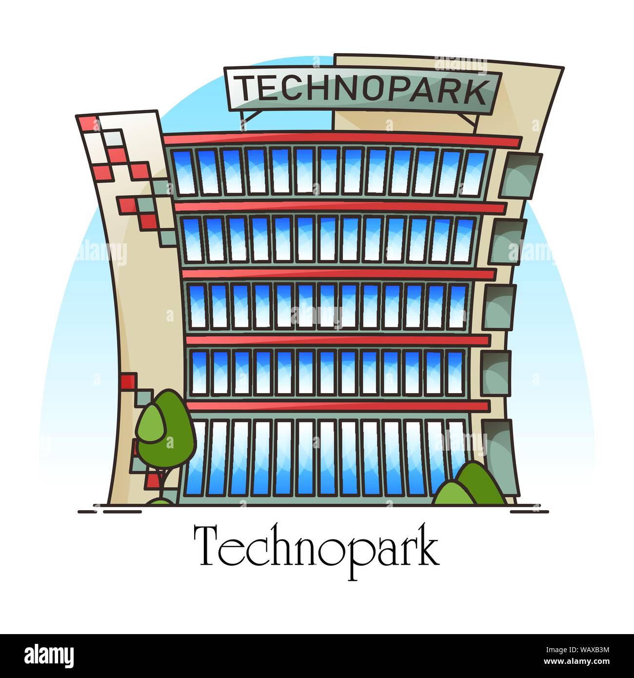 Moscow russia panorama building Cut Out Stock Images & Pictures - Alamy