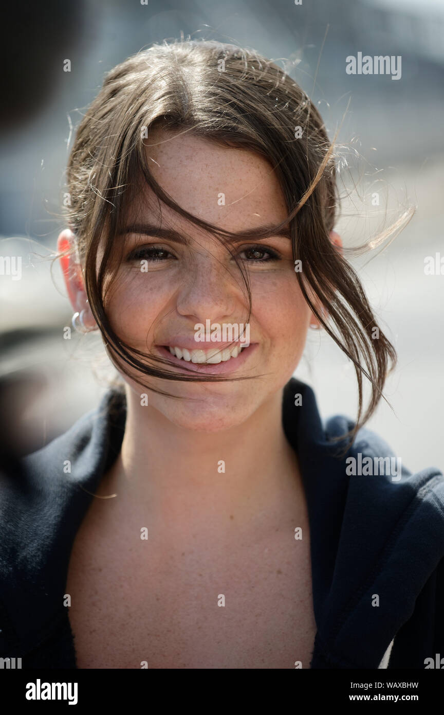 22 August 2019 Rhineland Palatinate Nürburgring The Actress Ruby O Fee Is On Set At A Photo